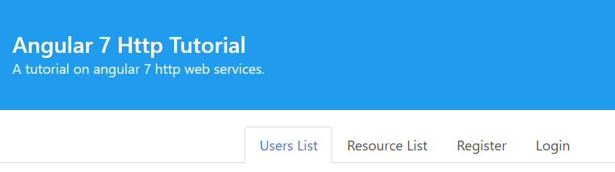 Angular 7 / (Angular 2+) Webservices Tutorial